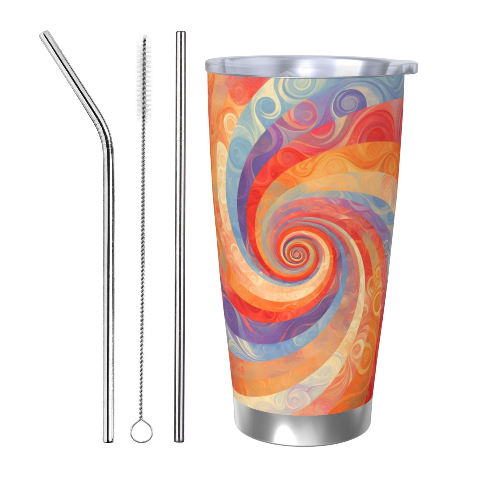 20oz Car Cup Three-Piece Set Of Single Silver Edge No Smell Easy To ...