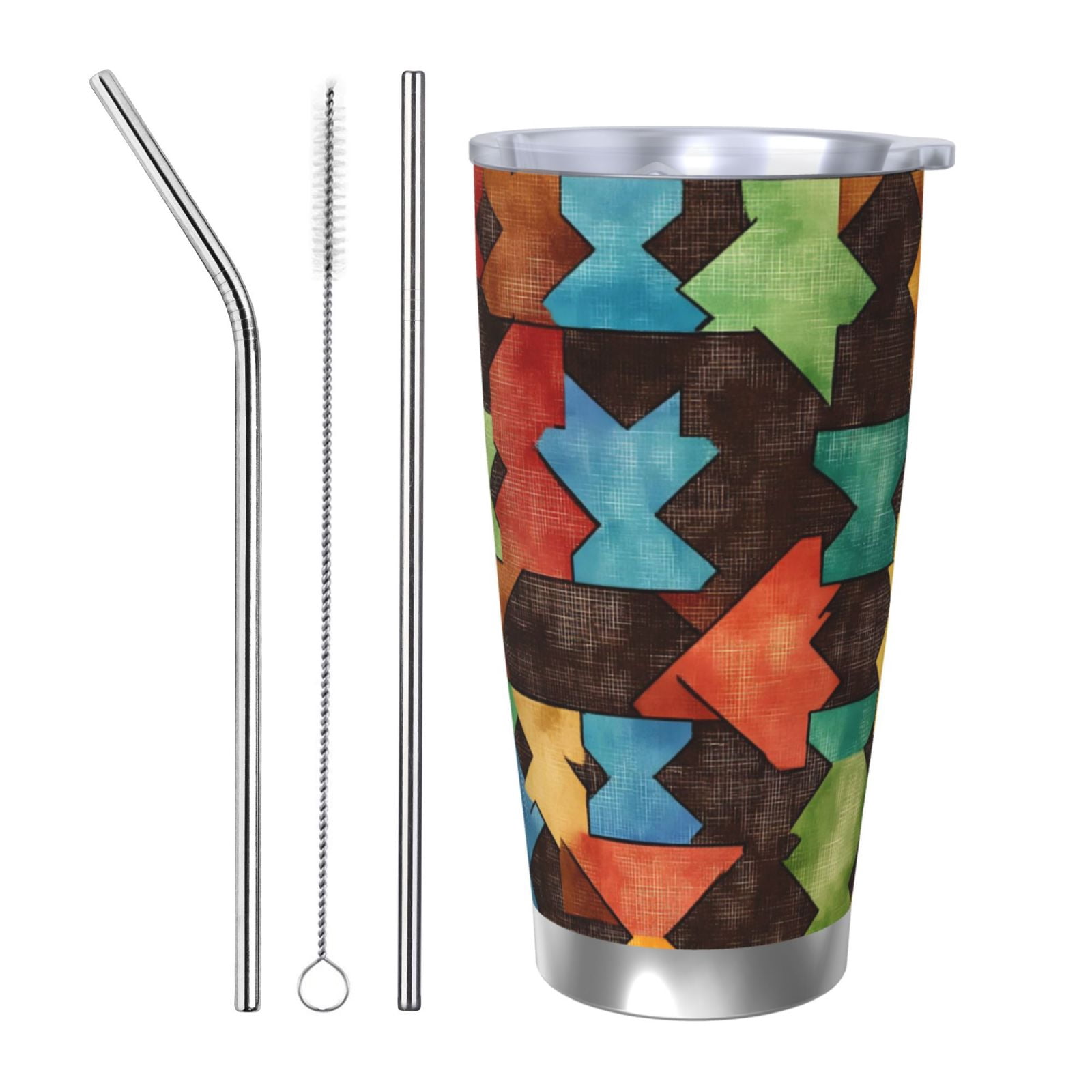 20oz Car Cup Three-Piece Set Of Single Silver Edge No Smell Easy To ...