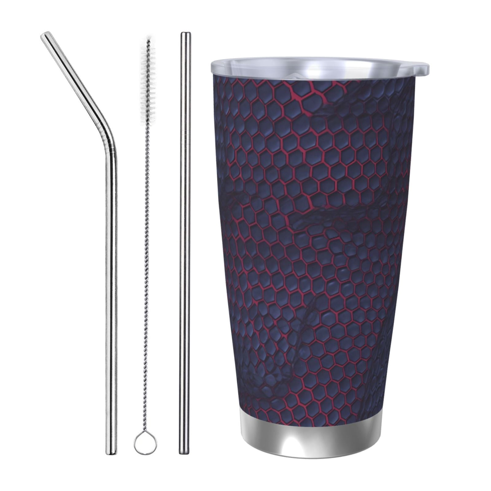 20oz Car Cup Three-Piece Set Of Single Silver Edge No Smell Easy To ...