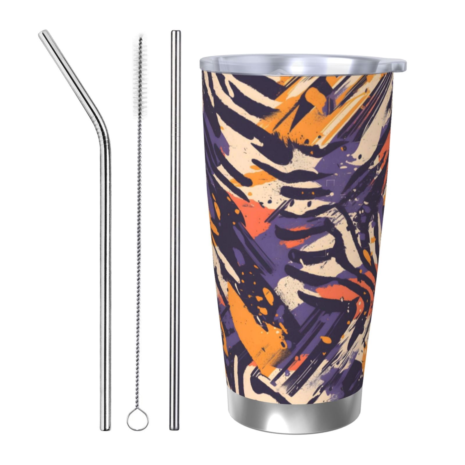20oz Car Cup Three-Piece Set Of Single Silver Edge No Smell Easy To ...