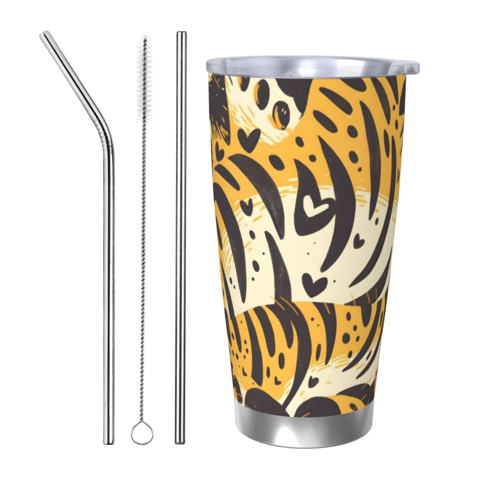 20oz Car Cup Three-Piece Set Of Single Silver Edge No Smell Easy To ...