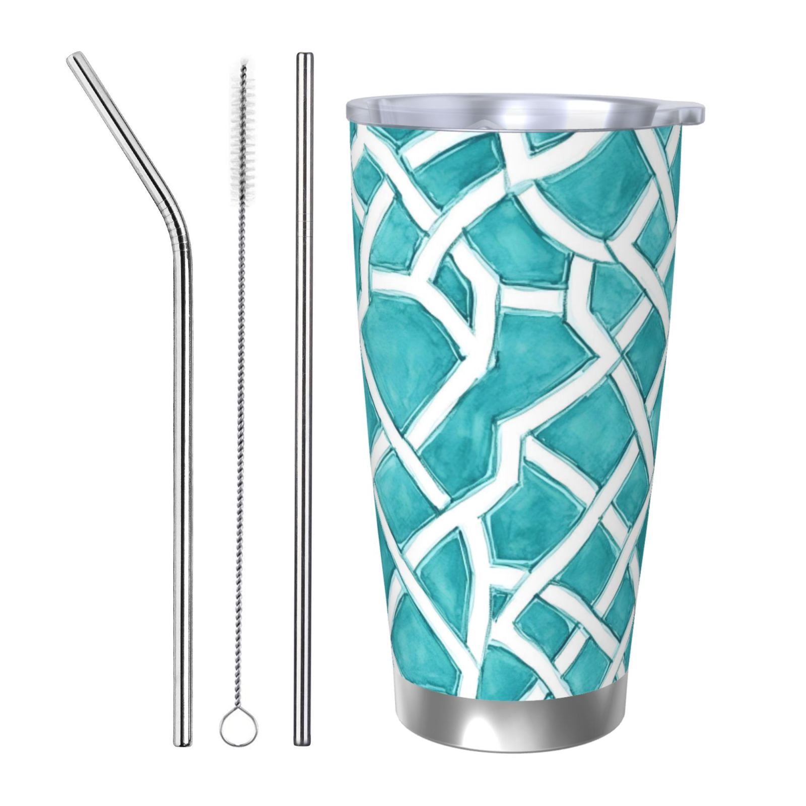 20oz Car Cup Three-Piece Set Of Single Silver Edge No Smell Easy To ...