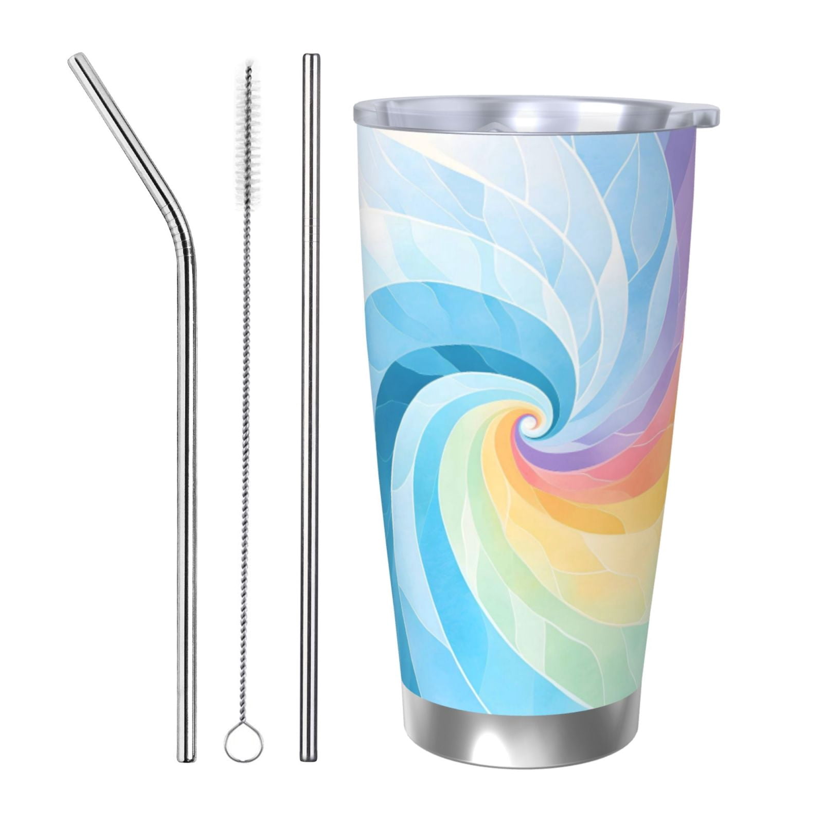 20oz Car Cup Three-Piece Set Of Single Silver Edge No Smell Easy To ...