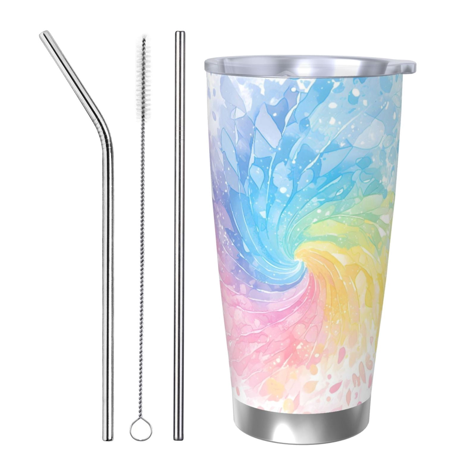 20oz Car Cup Three-Piece Set Of Single Silver Edge No Smell Easy To ...