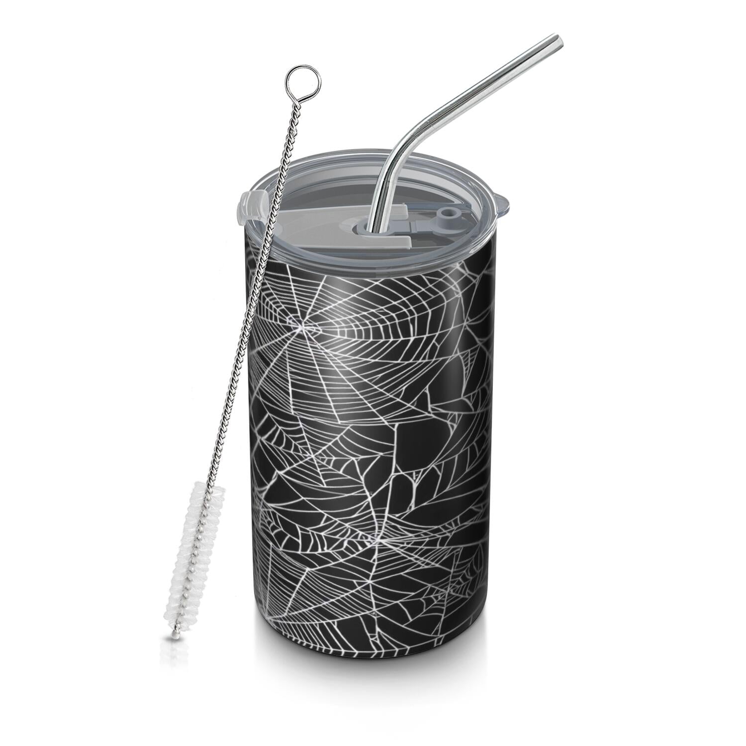 20oz Coffee Tumblers Spider Web Halloween Pattern Stainless Steel ...