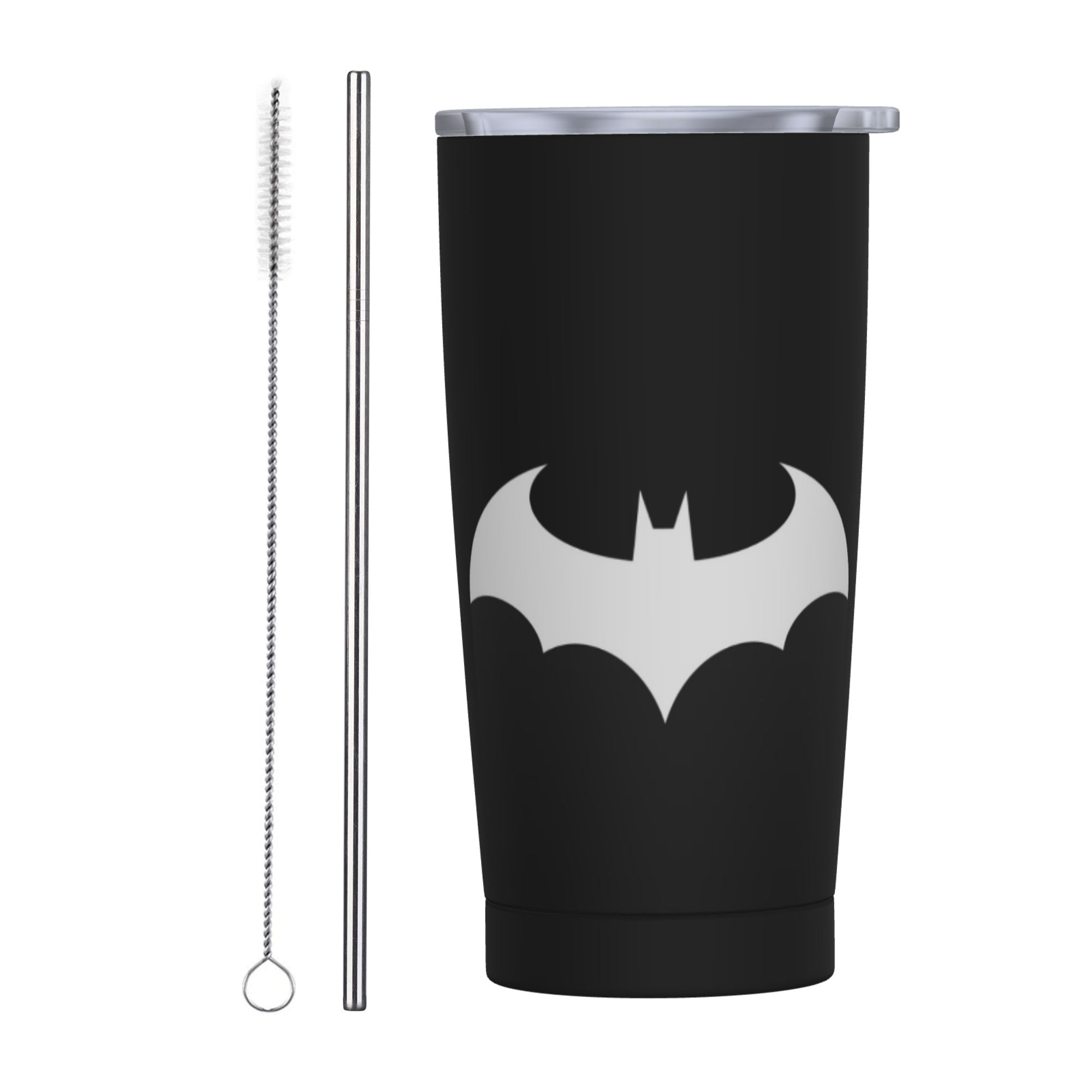 20oz Cute Cartoon Movie Hero Batman Stainless Steel Tumbler with Lid ...