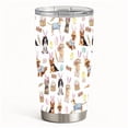 20oz Cute Easter Bunny Dog and Chick Pattern Stainless Steel Tumbler ...