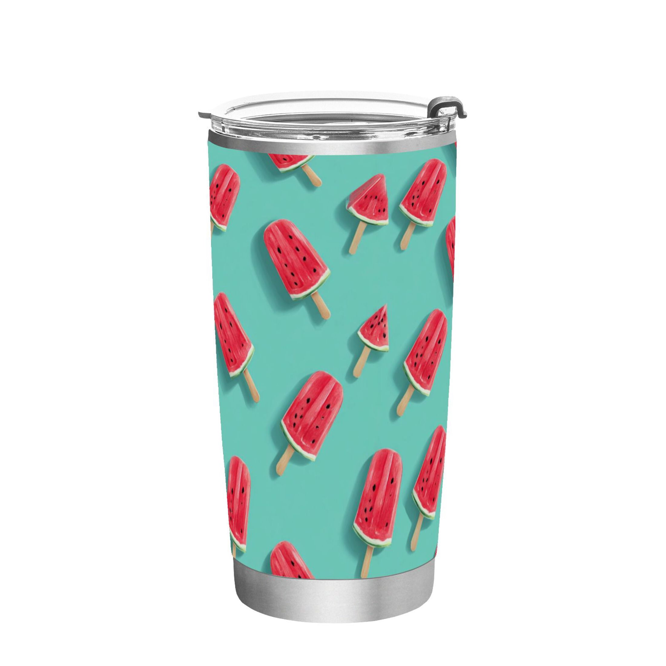 20oz Double-Wall Vacuum Insulated Stainless Steel Tumbler with Straws ...