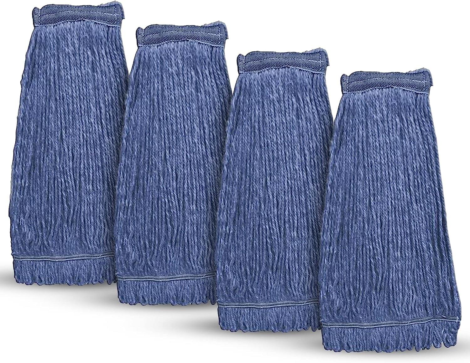 20oz Heavy Duty Cleaning Mop Head Replacement - 4 Pack - Commercial ...