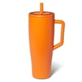20oz Insulated Stainless Steel Tumbler with Handle, Sliding Lid ...