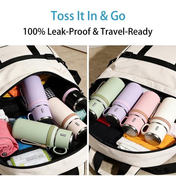 20oz Leak-Proof Dual-Temp 2-In-1 316 Stainless Steel Vacuum Insulated ...