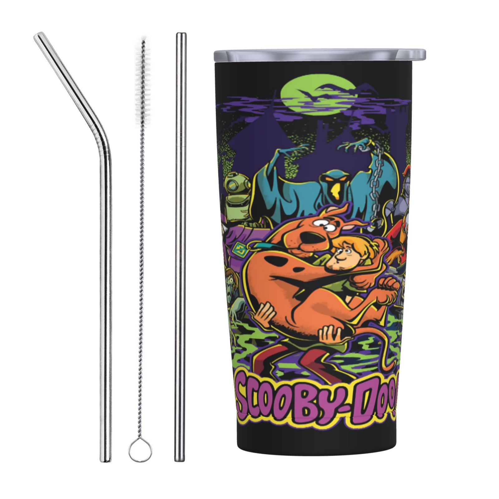 20oz Scooby Doo Tumbler Double Wall Vacuum Insulated Coffee Mug ...