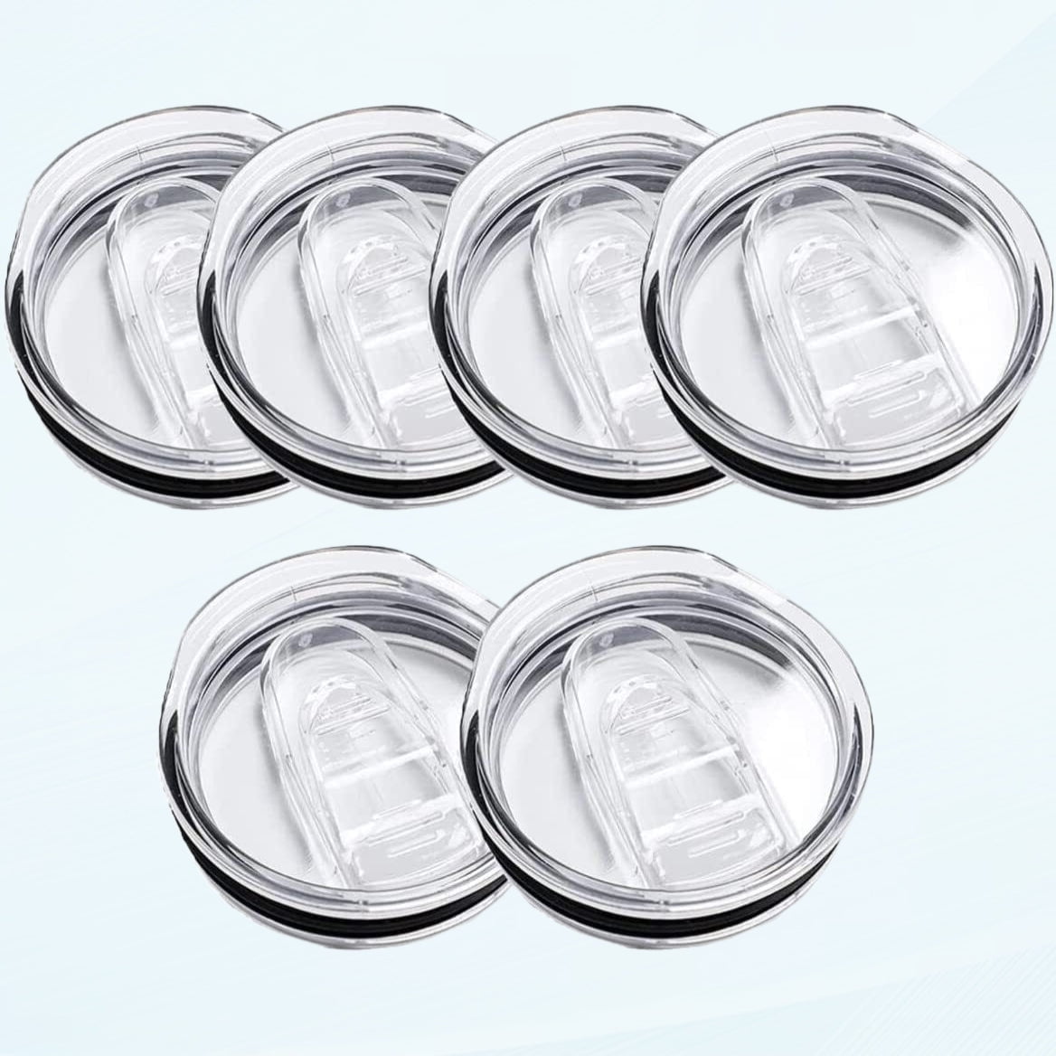 20oz Skinny Tumbler Replacement Lids 10 Pack Plastic Splash Proof Lid ...