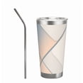 20oz Soft Abstract Geometric Stainless Steel Insulated Tumbler with ...
