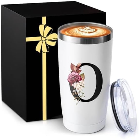 20oz Stainless Steel Insulated Travel Coffee Mug, Leakproof Car Tumbler ...