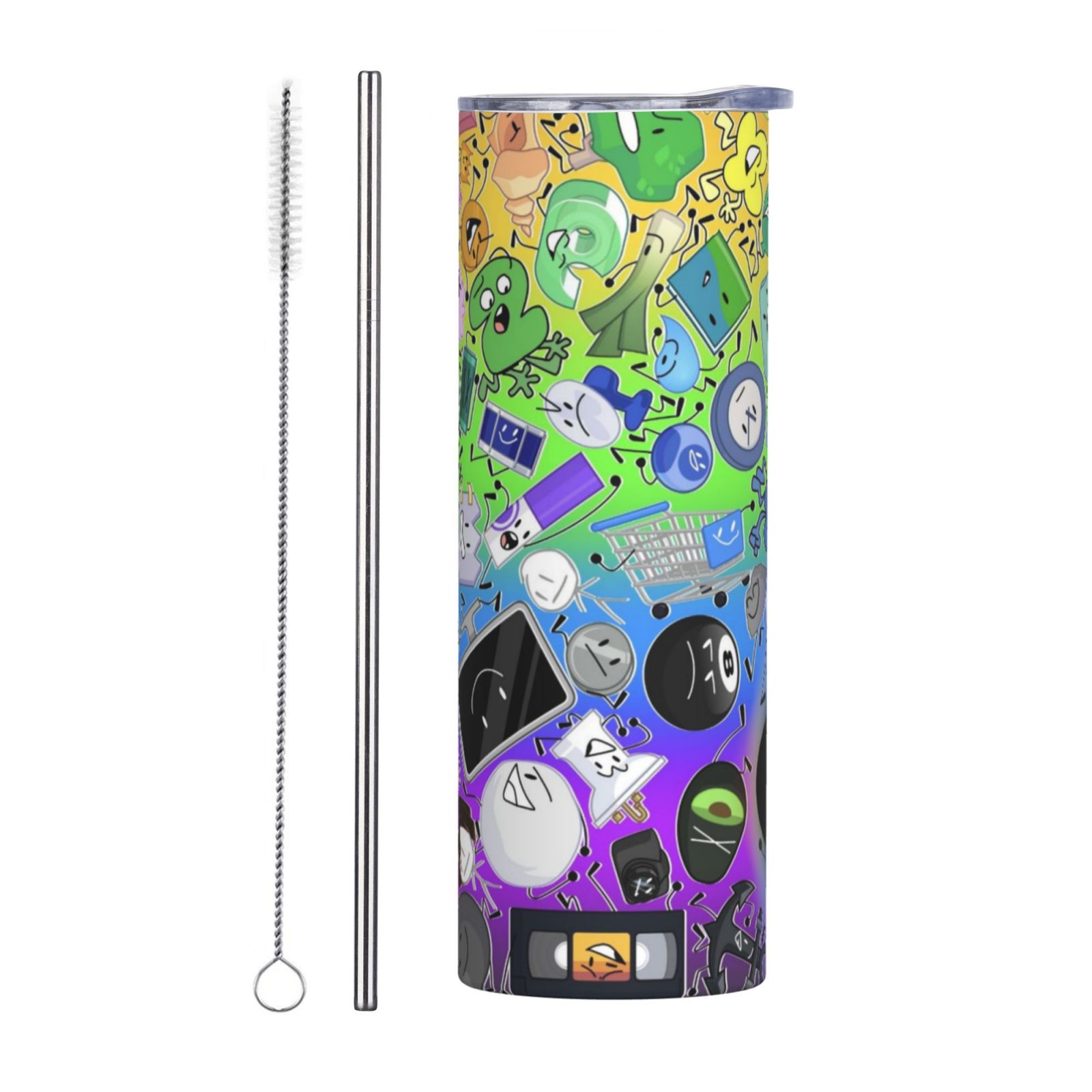 20oz Stainless Steel Mug, Battle For Dream Island Bfdi Coffee Cup ...