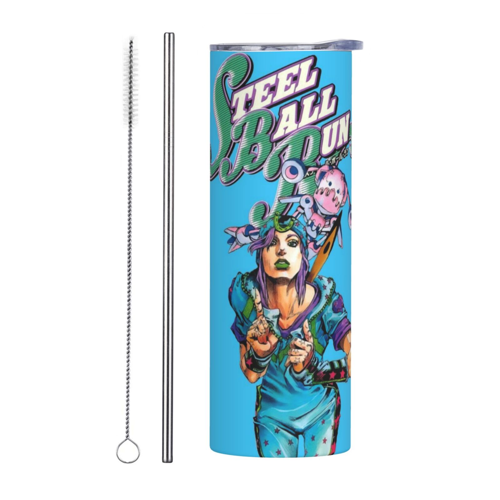 20oz Stainless Steel Mug, Jojo's Bizarre Adventure Johnny Joestar ...