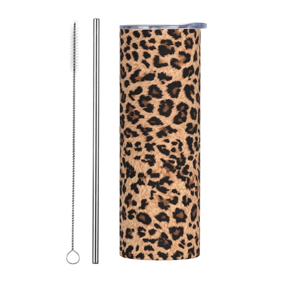 20oz Stainless Steel Mug Reusable Tumbler With Lid And Straw For Hot ...