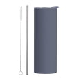 20oz Stainless Steel Mug Reusable Tumbler With Lid And Straw For Hot ...