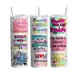 Motherhood Quotes 20oz Stainless Steel Tumbler, Insulated Coffee Travel ...