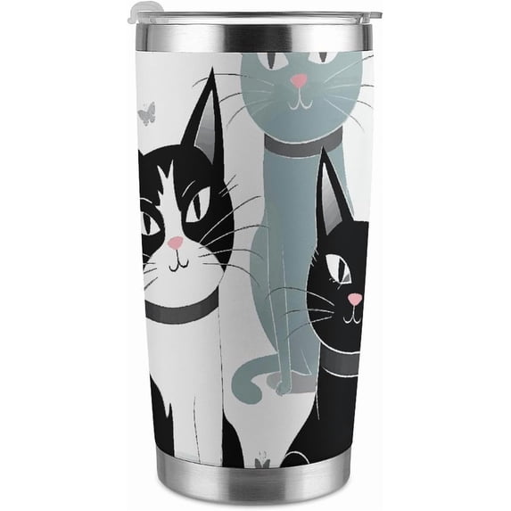 20oz Stainless Steel Vacuum Insulated Travel Tumbler With Straw Lid ...