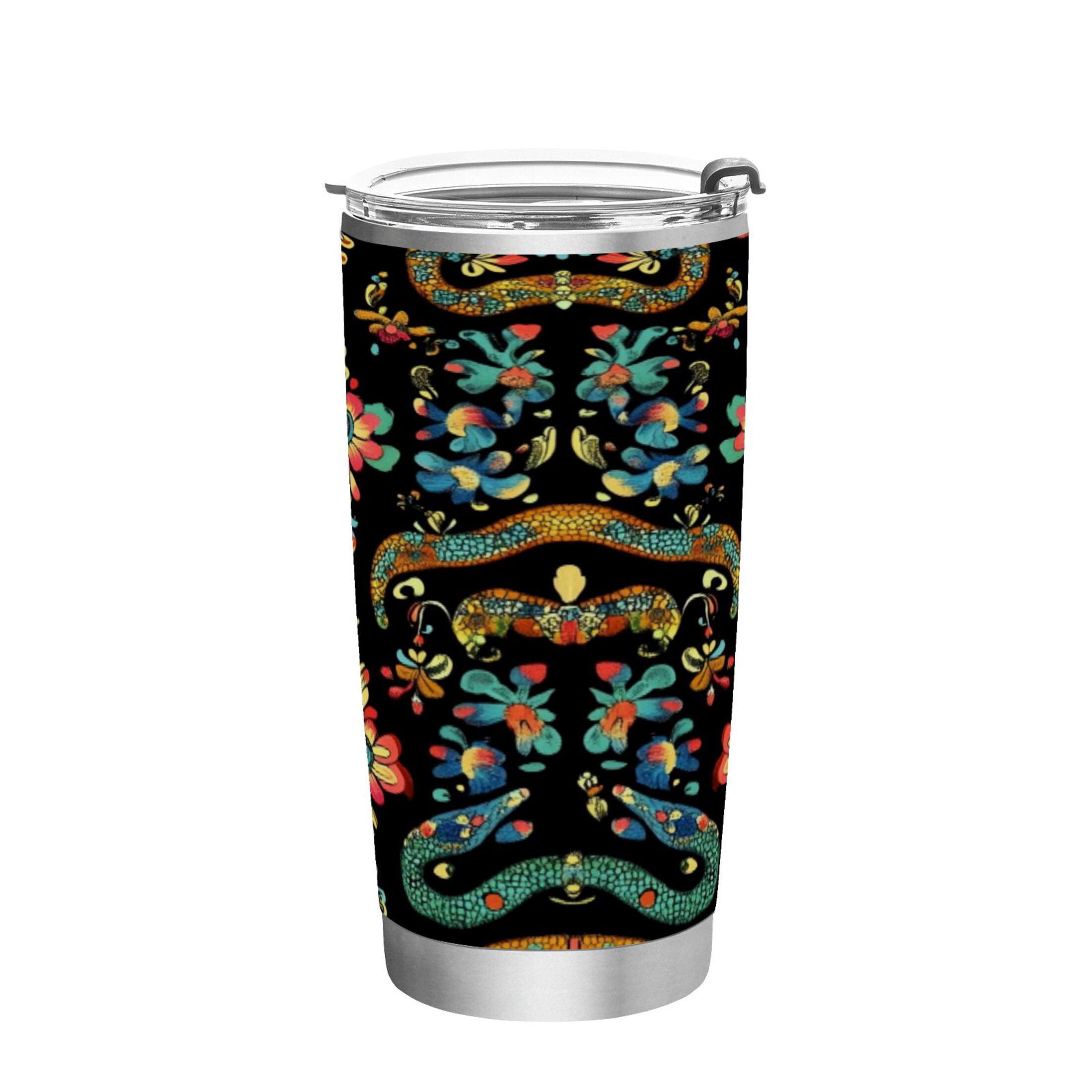 20oz Straw Mugs with Handle and Straw Lid Sports Mugs Car Mugs Snakes ...