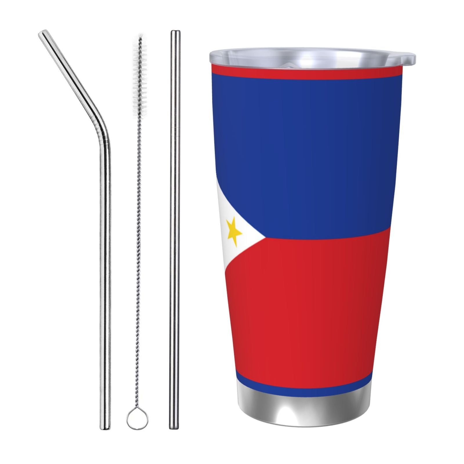 20oz Straw Three-Piece Set Car Cup For The Coffee Shop Office Car ...