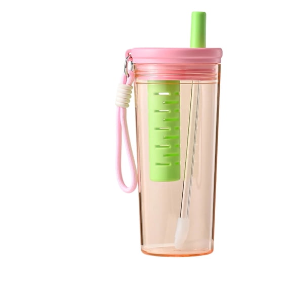 20oz Straw Water Bottle, Leak-proof Straw Water Bottle, Portable Straw ...