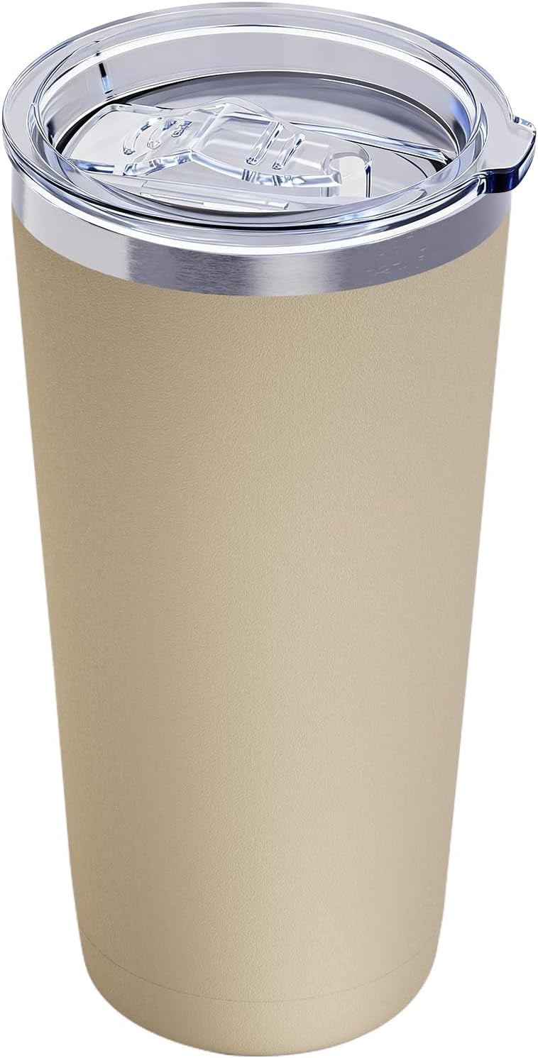 20oz Travel Coffee Tumbler -Grade 304 Stainless Vacuum Insulated Double ...