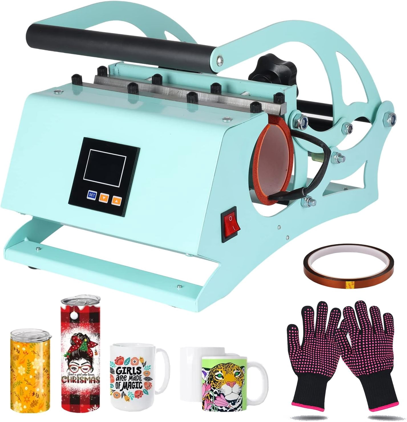 20oz Tumbler Heat Press Machine, Cup Heat Press DIY Sublimation for ...