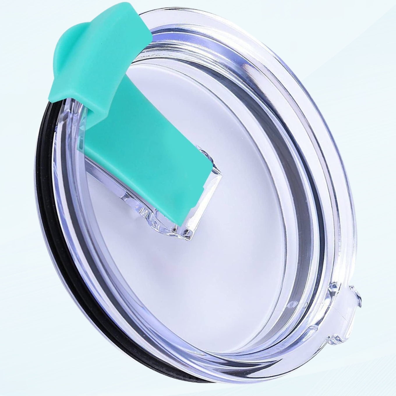 20oz Tumbler Lid, Clear Spill-Proof Replacement Cover for Yeti, Skinny ...