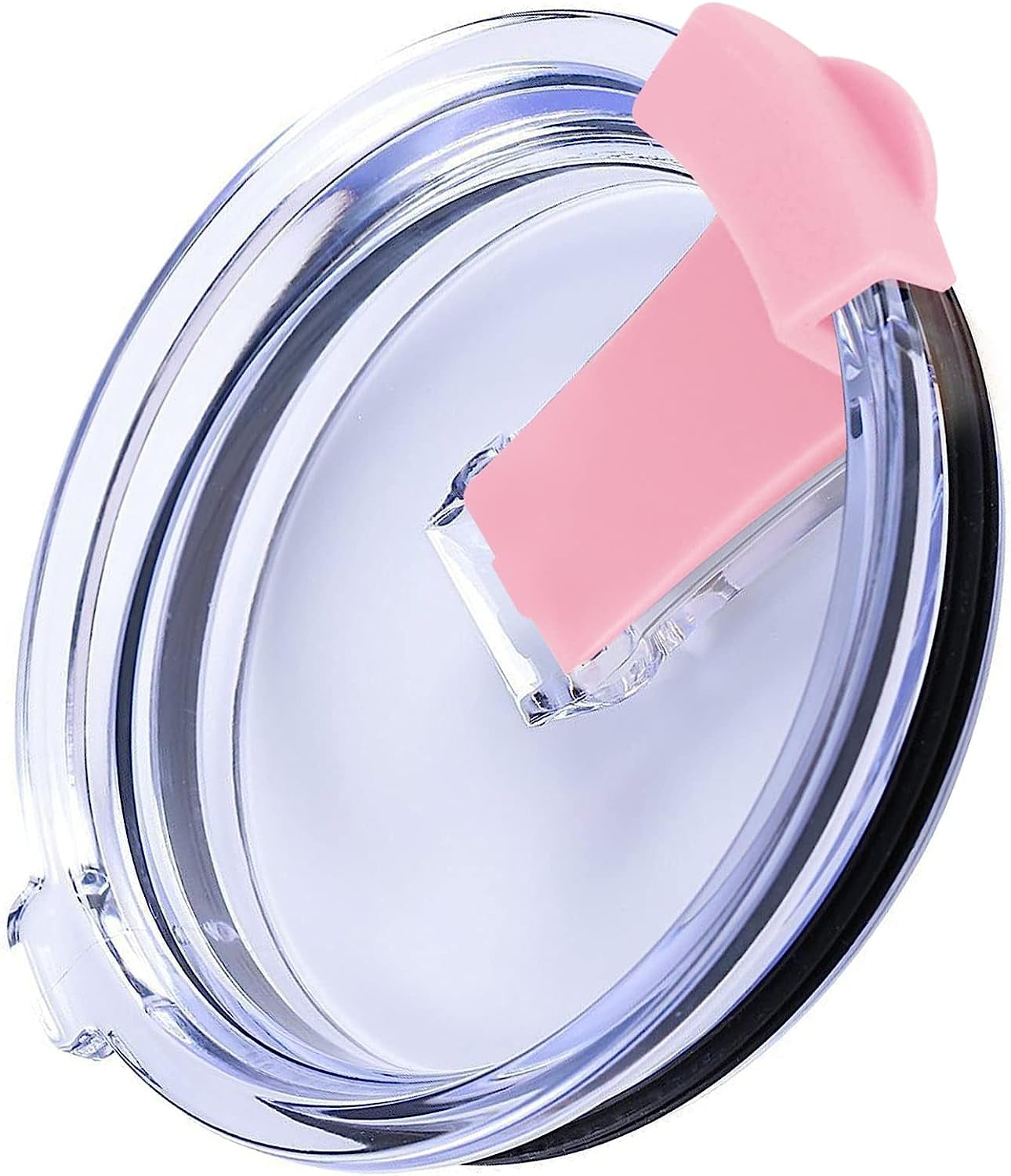 20oz Tumbler Lid, Clear Tumbler Lid, Spill Proof Travel Mug Lid ...