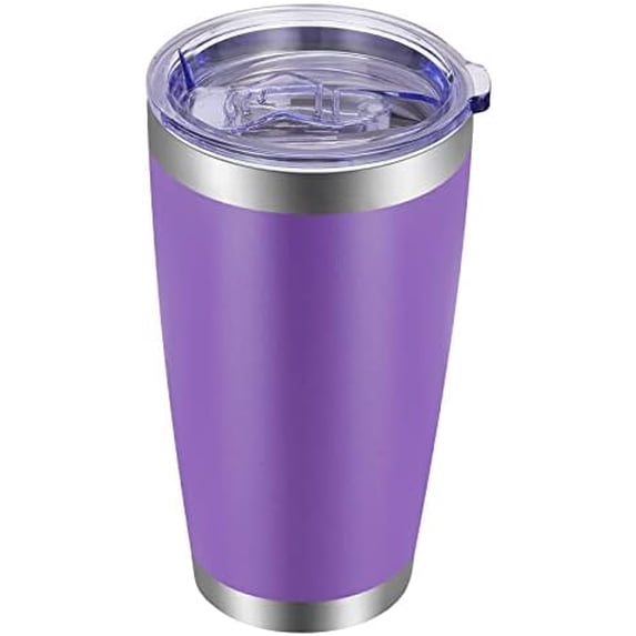 20oz Tumbler with Lid and Straw Stainless Steel Tumbler Cup Vacuum ...