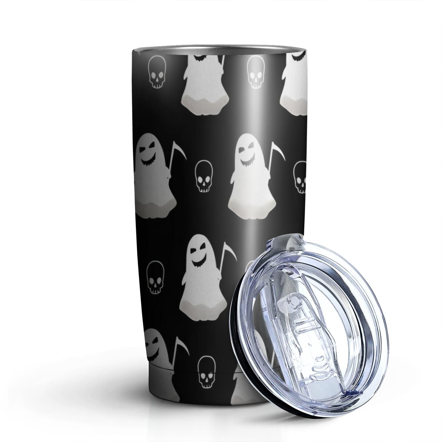 20oz Tumblers Halloween Ghosts and Skulls Stainless Steel Vacuum ...