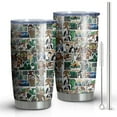20oz Tumblers Multicolor Bigfoot and Sticker Pattern Stainless Steel ...
