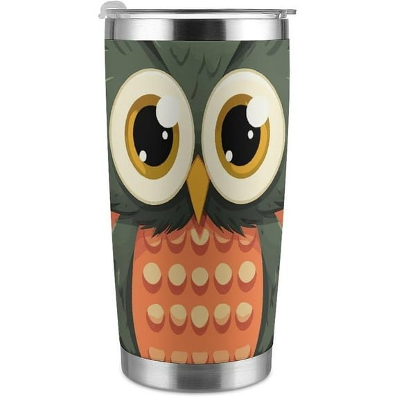 20oz Vacuum Insulated Stainless Steel Car Tumbler With Straw Lid ...