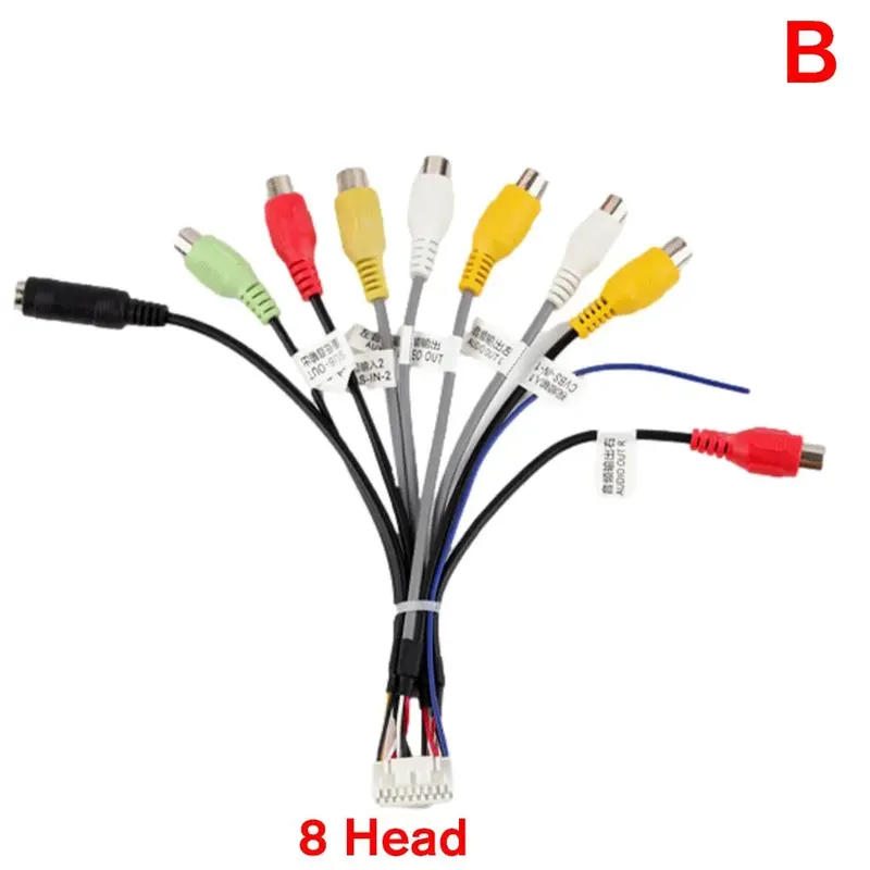 20p Plug Car Stereo Radio Rca Output Aux Wire Harness Cable Wiring ...