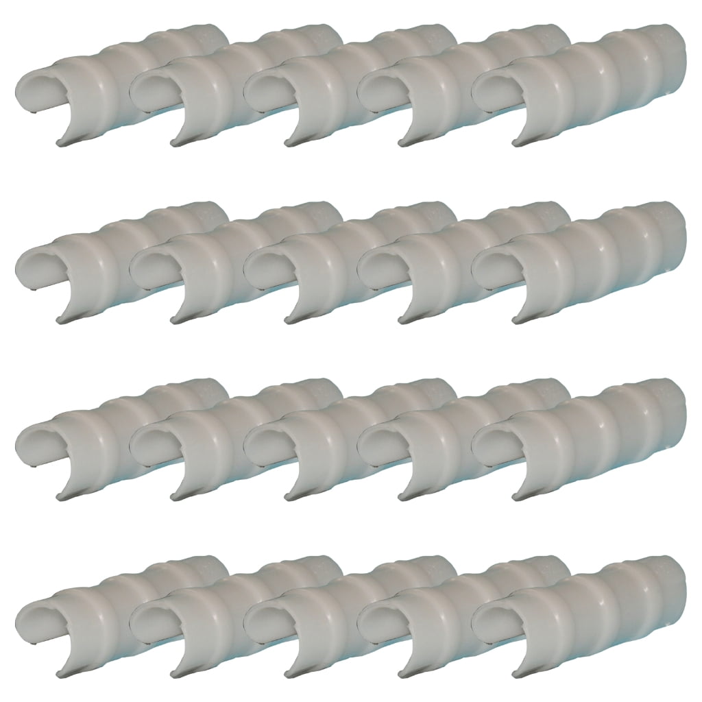 20pack High Strengths Black Plastic Pipe Clamps Easy Carrying Film ...
