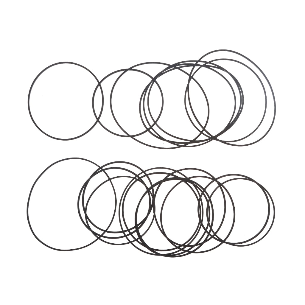 20pack Universal 70-100mm Mix Cassette Tape Machine Belt New Assorted ...