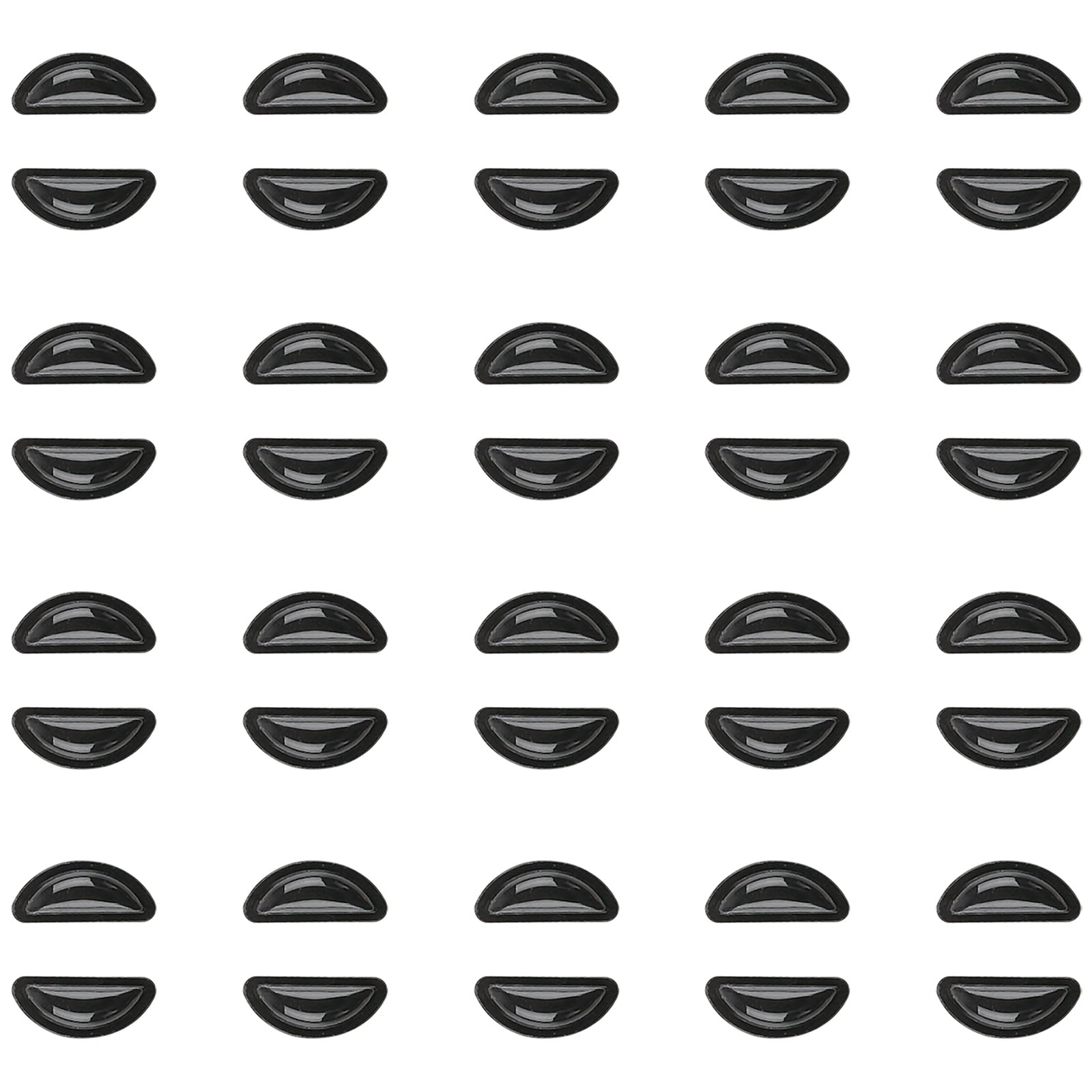 20pairs Adhesive Nose Pad for Different Types of Glasses Silicone Soft ...
