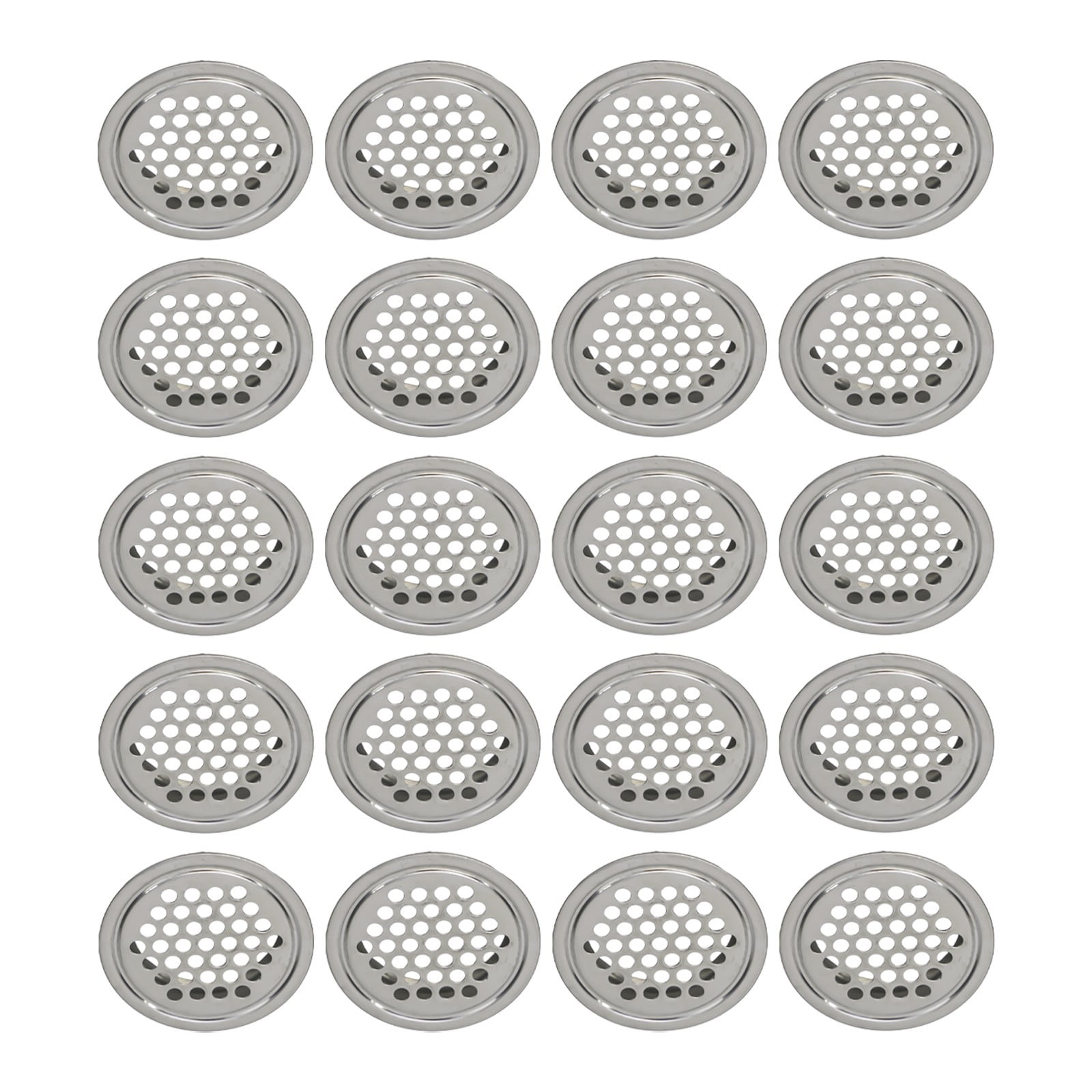 20pc Stainless Steel Air Vent Grille Shoe Cabinets Wardrobe Metal ...