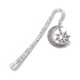 20pc Tibetan Style Alloy Moon & Sun Pendant Bookmarks Flower Pattern ...