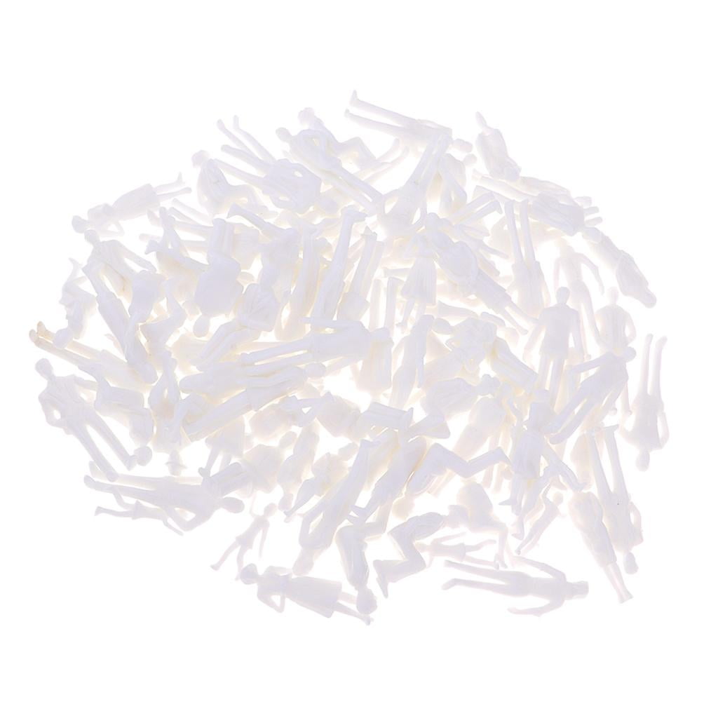 20pcs 1/25 Miniature People Action Figure Scale for Model Train Layout ...