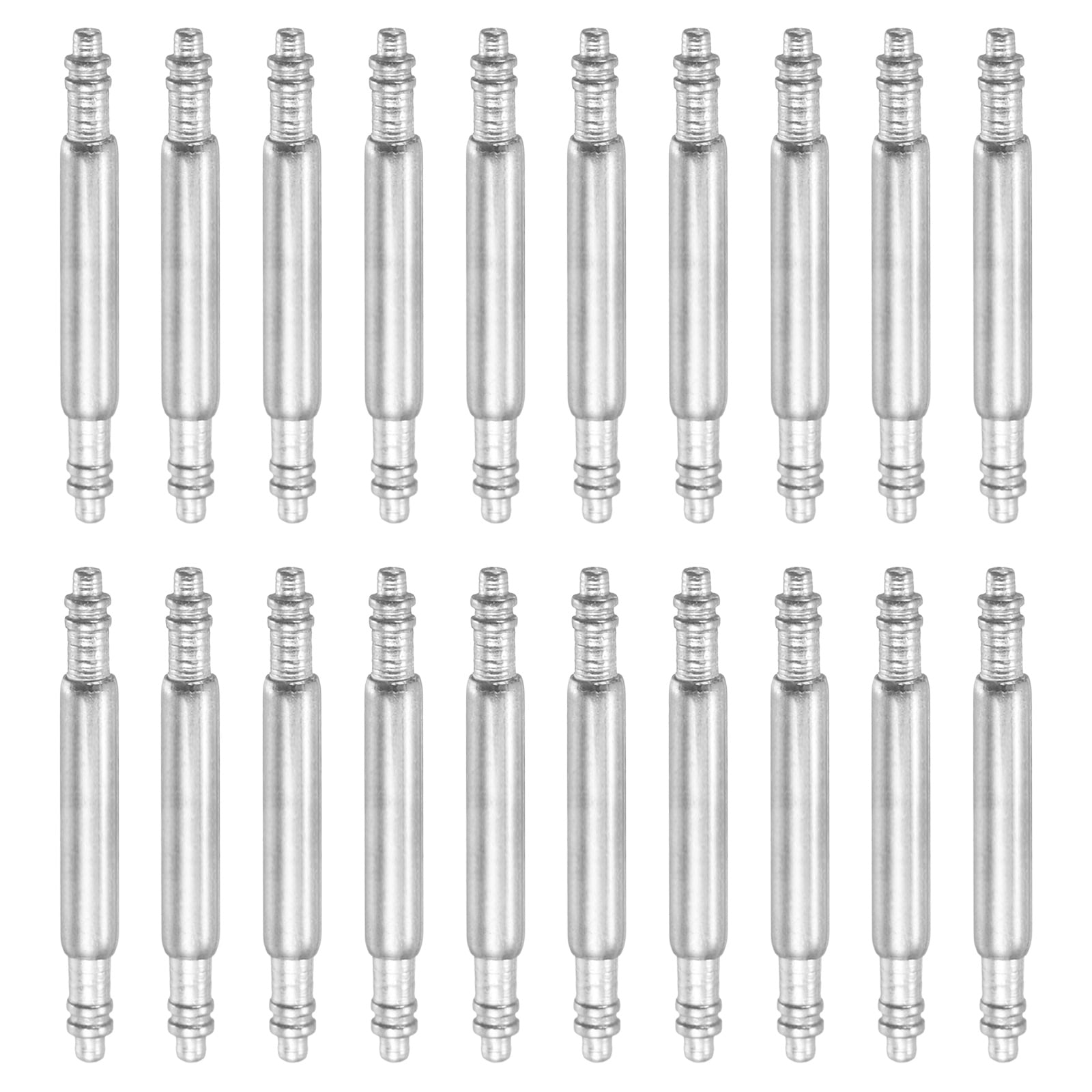 20pcs 10mm Watch Spring Bar 1.8mm Thickness Band Pins Double Fringe ...