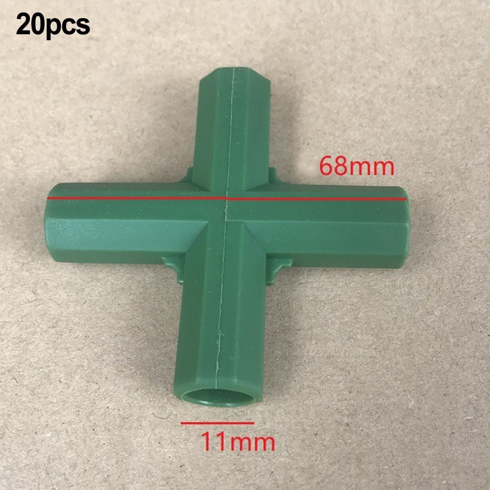 20pcs 11mm Greenhouse Frame Connectors for Garden Structures and ...