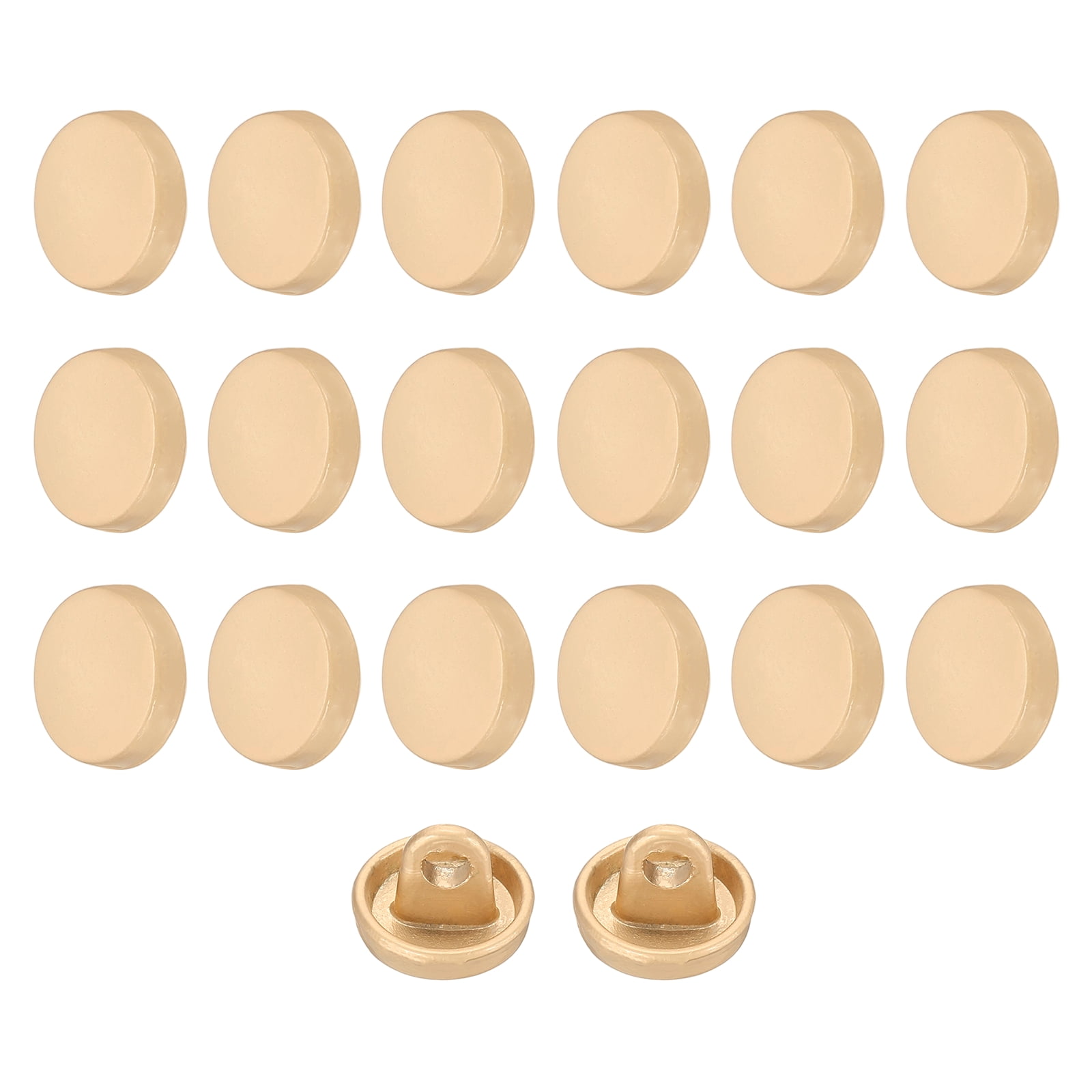 20pcs 14L Metal Round Flat Sewing Buttons 9mm Alloy Shank Craft ...