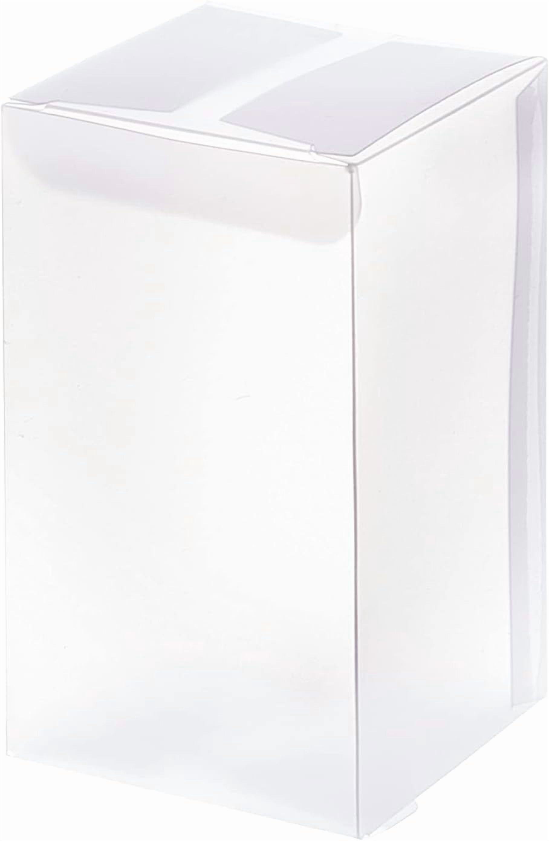 20pcs 20PCS 4x2.4x2.4'' Matte PVC Favor Boxes Rectangle Flim Covered ...