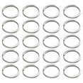 20pcs 20mm/25mm/30mm Split Key Rings Keychain Making Supplies for Home ...