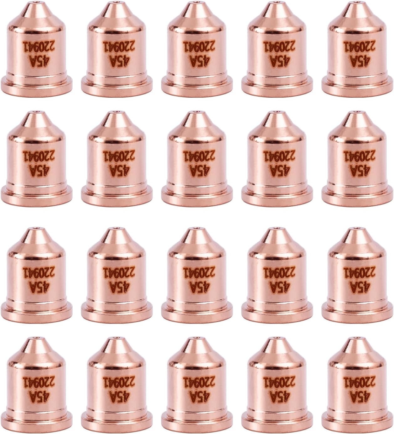 20pcs 220941 Nozzle Tip 45A Fit for Hypertherm PMX 45XP/65/85/105 ...