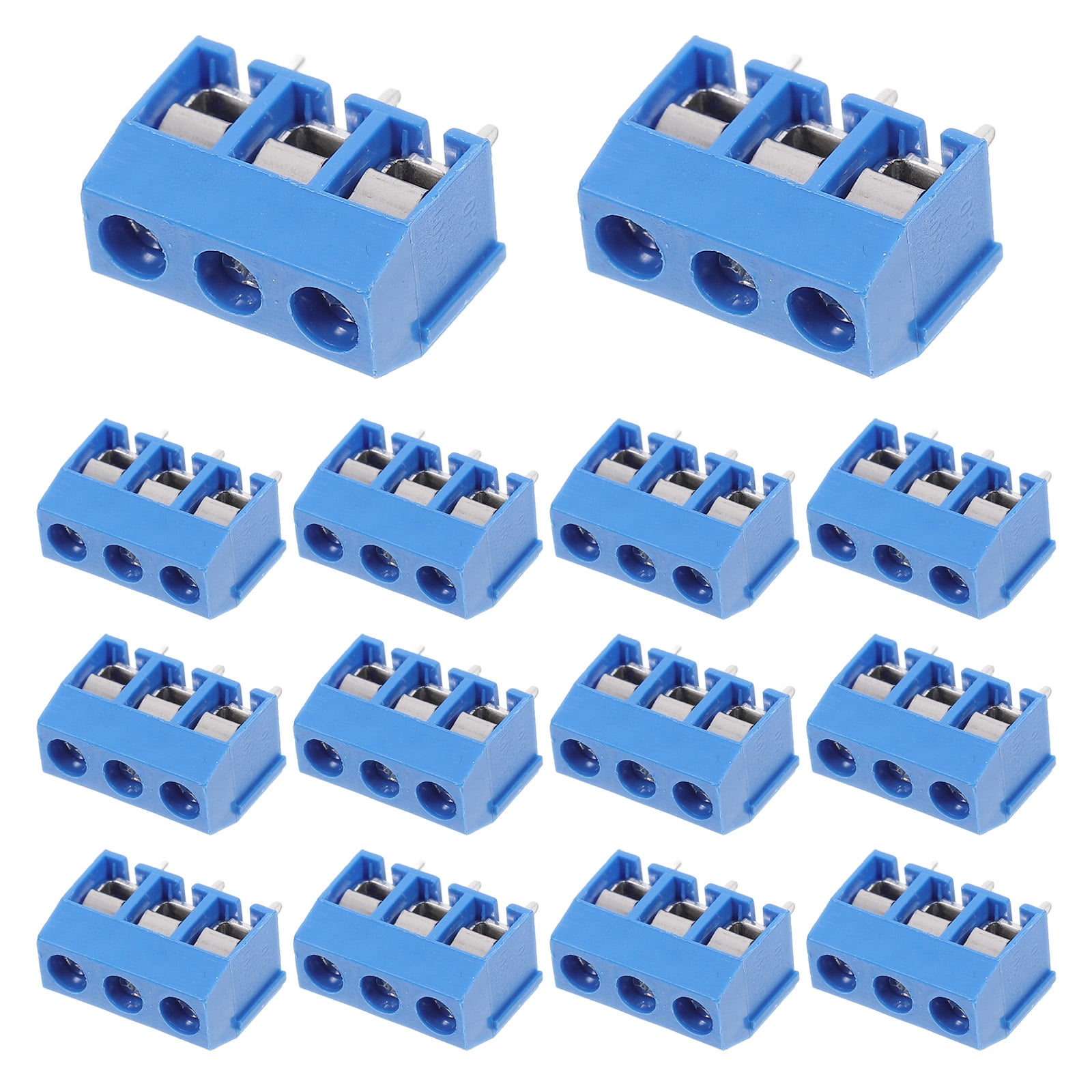 20pcs 3-Pin PCB Terminal Block Connector for Circuit Boards 3-Pin ...